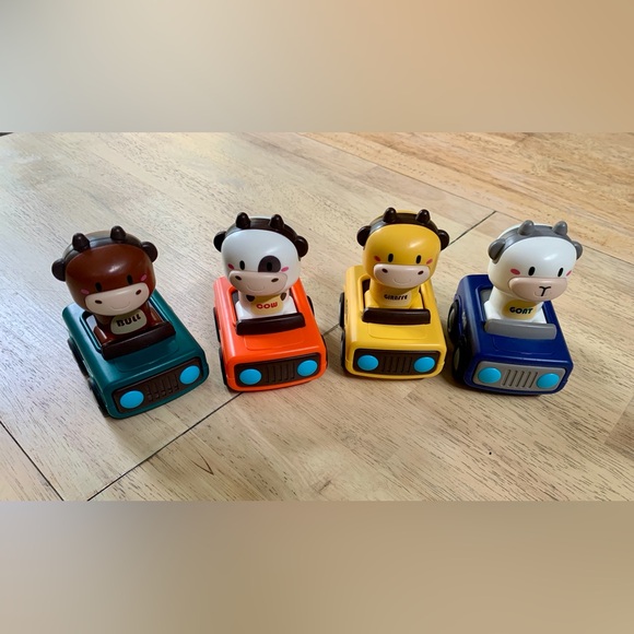 Toys | Animal Push Go Toy Cars Set 4 | Poshmark